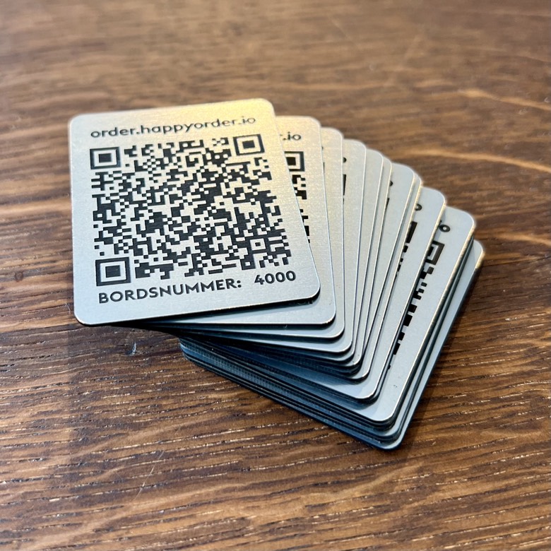 QR-koder till restauranger - dingravyr